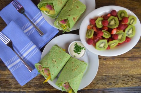 Spring Veggie Wrap - Leah Hawkins