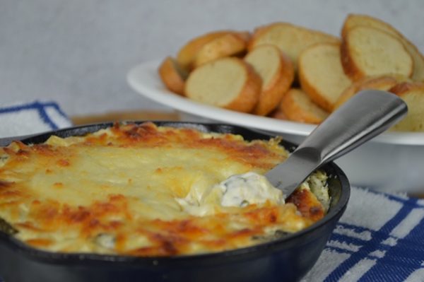 Hot Artichoke and Kale Dip - Leah Hawkins