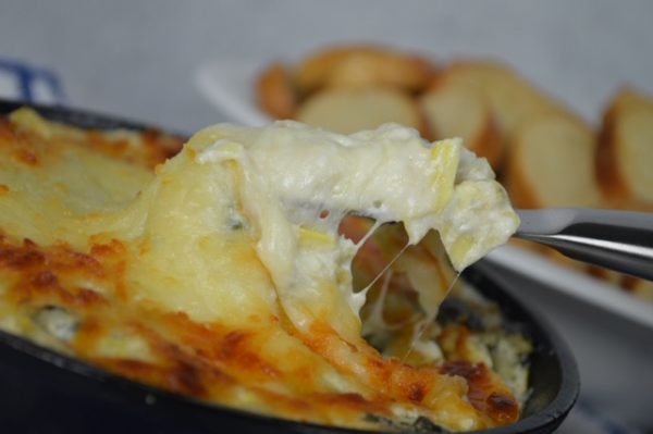 Hot Artichoke and Kale Dip - Leah Hawkins